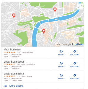 Optimizing for the Google 3-Pack - Local Leap Marketing