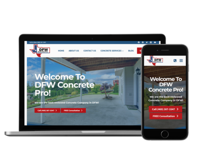 Concrete & Masonry Services Web Design | SEO & Web Marketing